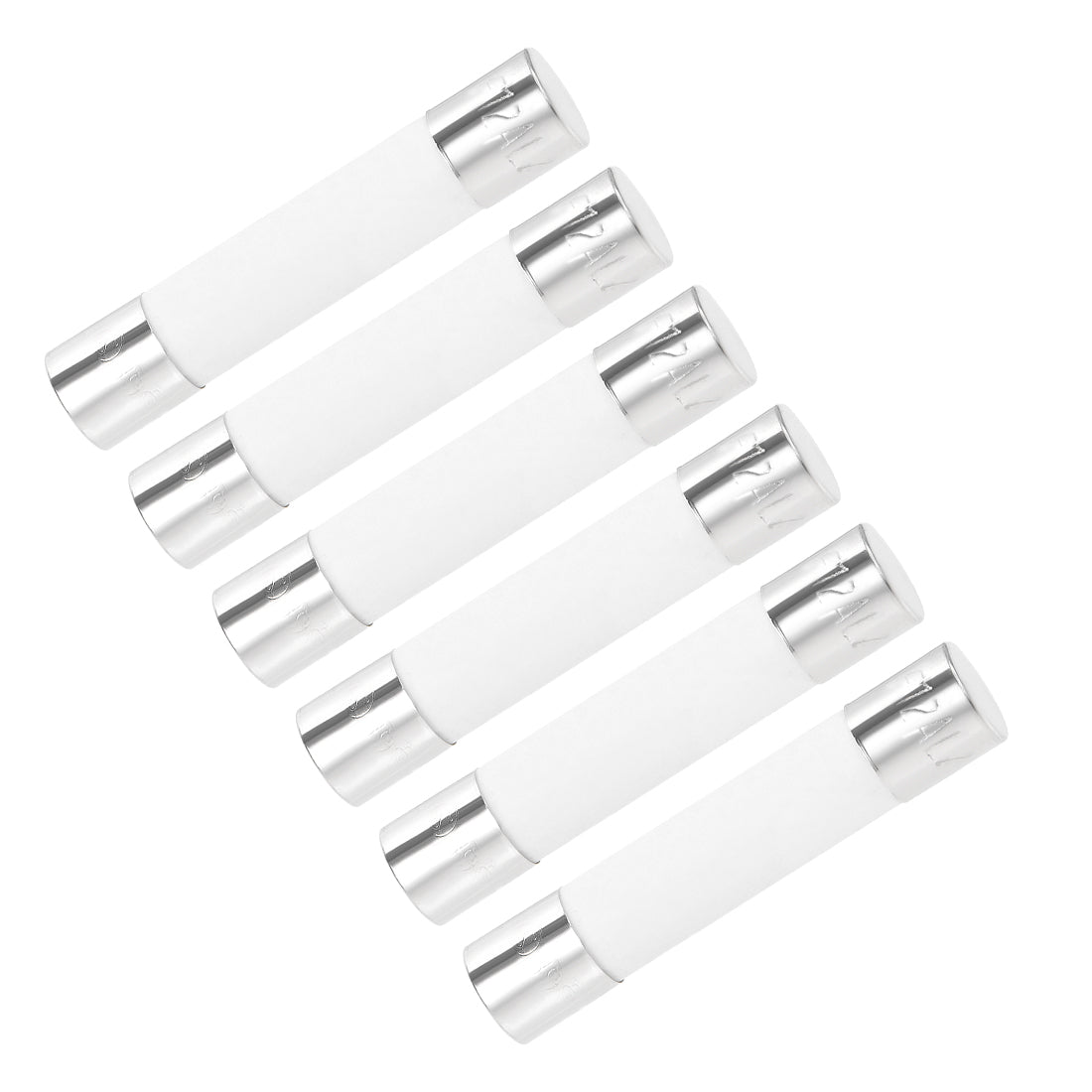 Uxcell Cartridge Fuses 12A 250V 6x30mm Ceramic Fast Blow Replacement ...