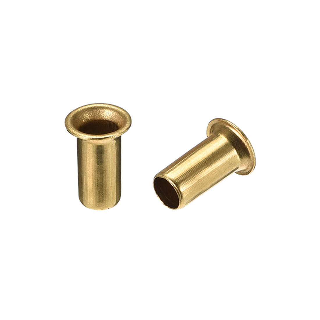 Uxcell Hollow Rivet,5mm x 10mm Through Hole Copper Hollow Rivets ...