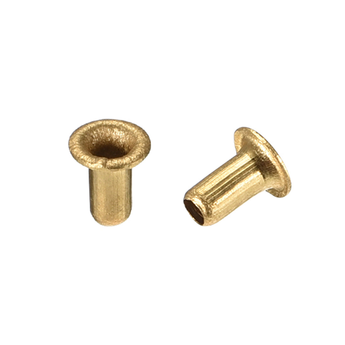 Uxcell Hollow Rivet,2.5mm x 5mm Through Hole Copper Hollow Rivets ...