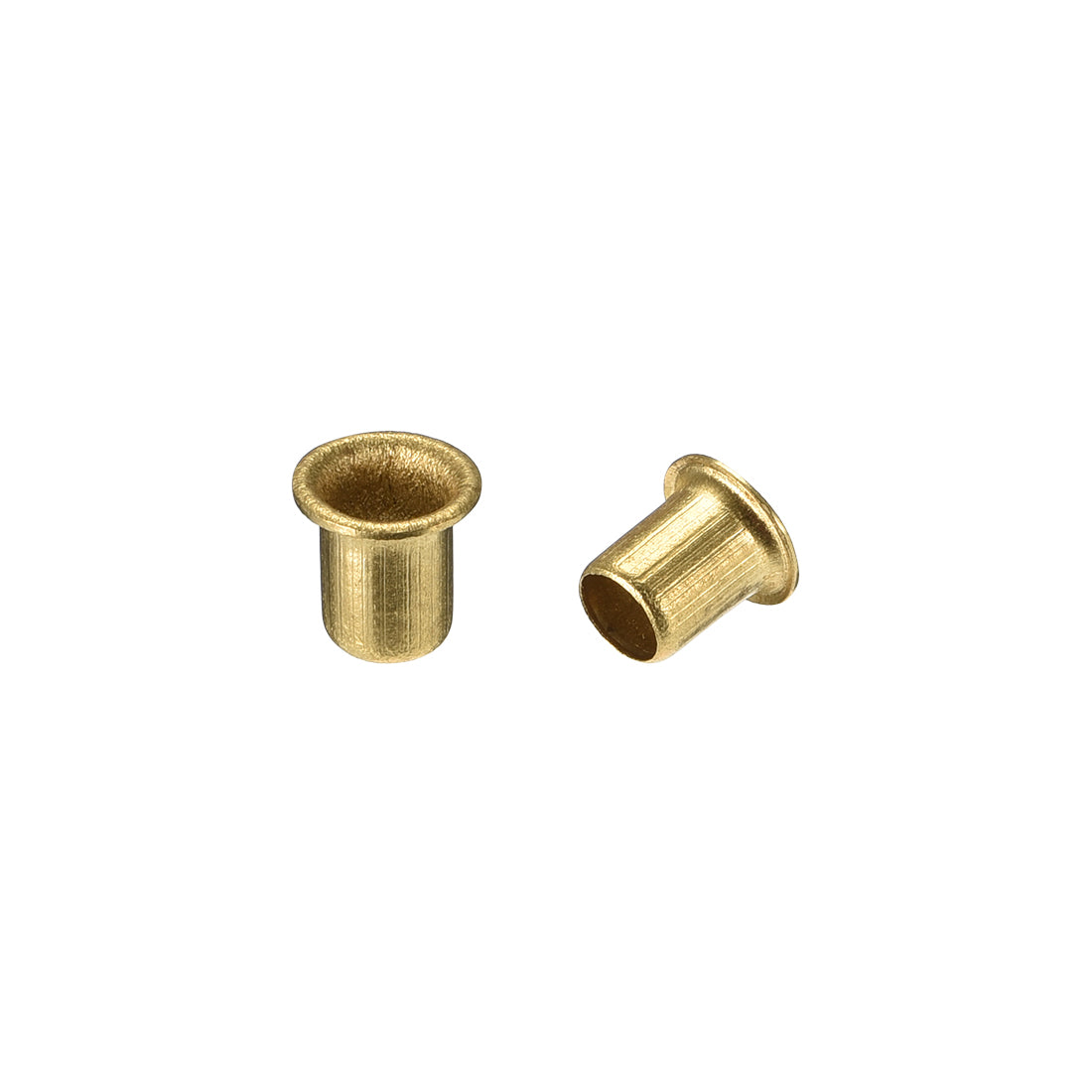 Uxcell Hollow Rivet,5mm x 6mm Through Hole Copper Hollow Rivets ...