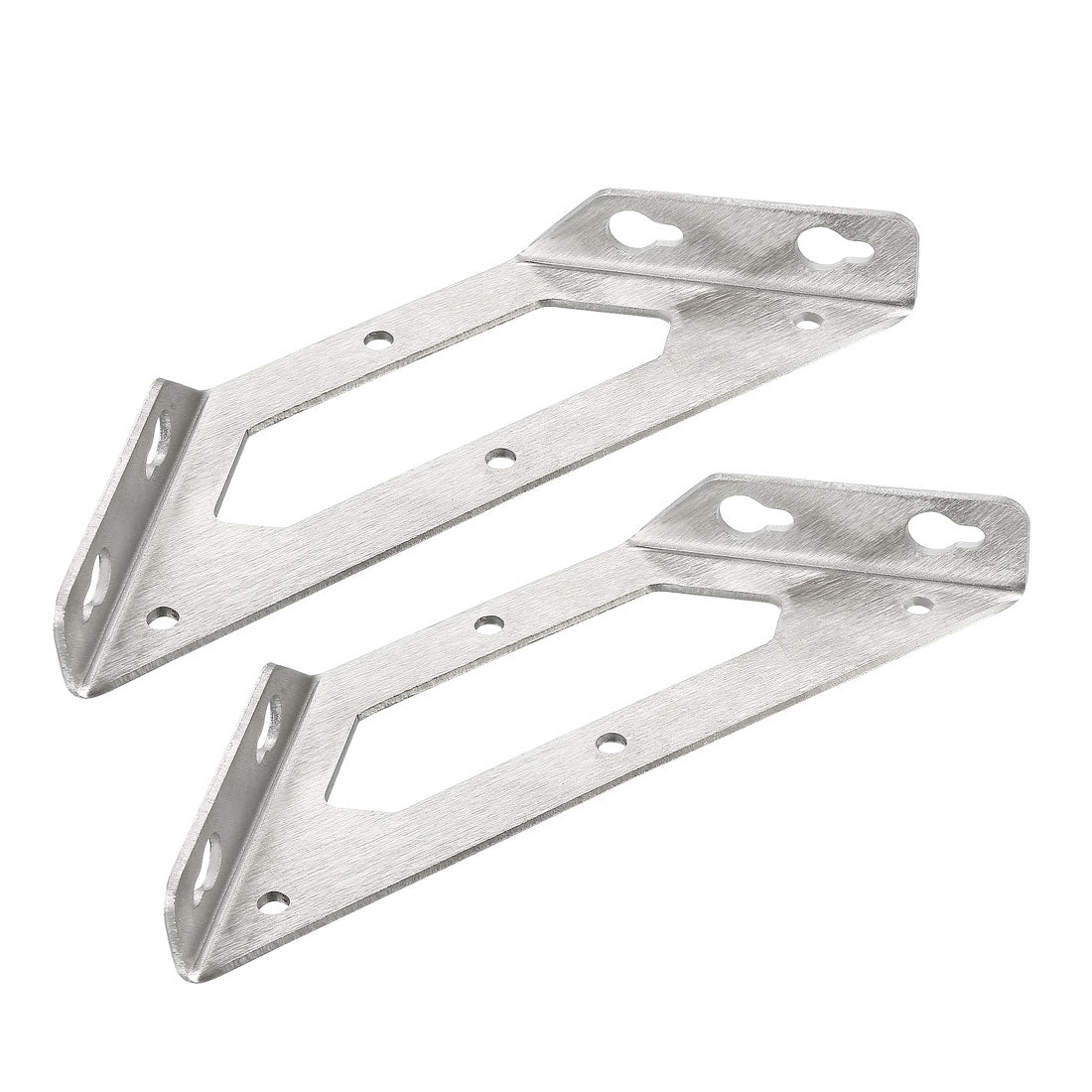 Uxcell Shelf Angle Bracket Joining Support Corner Brace, 105mm x 105mm ...