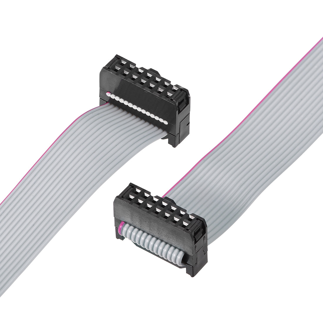 Uxcell IDC Wire Flat Ribbon Cable FC/FC Connector A-type 14 Pins 2.54mm ...