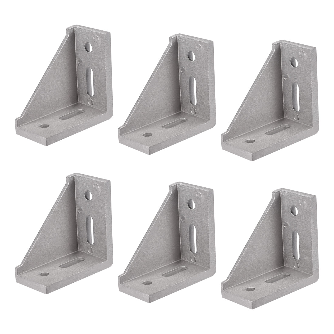 Uxcell Corner Bracket Gusset, 80mm x 80mm for 4040 Series Aluminum ...