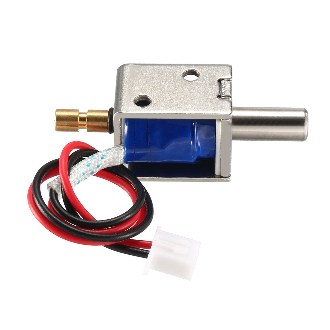 Uxcell DC 12V 0.43A 4mm Mini Electromagnetic Solenoid Lock Push Pull ...