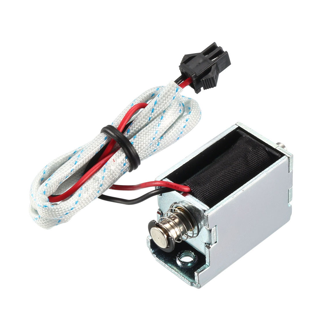 Uxcell DC 12V 0.27A 4.7mm Electromagnetic Solenoid Lock Push Pull Type ...