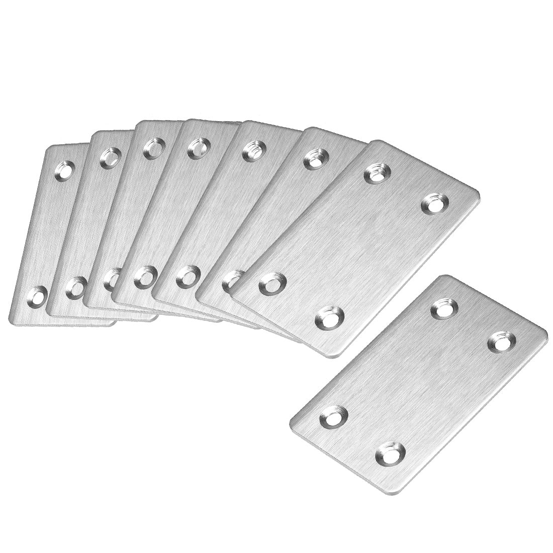 Uxcell Repair Plate, 60mm x 38mm x 1.5mm, Flat Fixing Mending Bracket ...