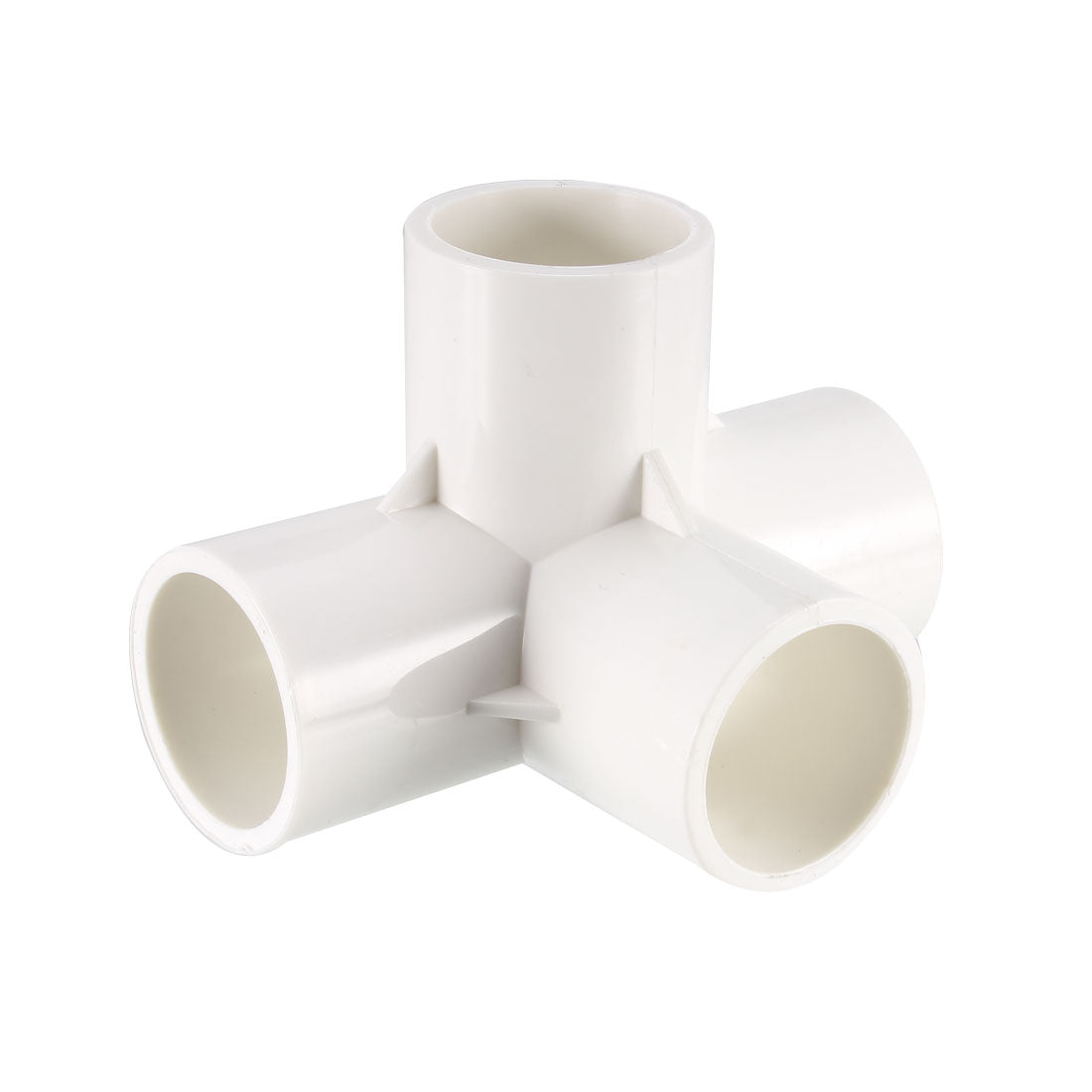 Uxcell 4 Way 25mm Tee PVC Fitting Elbow - PVC Furniture - PVC Elbow ...