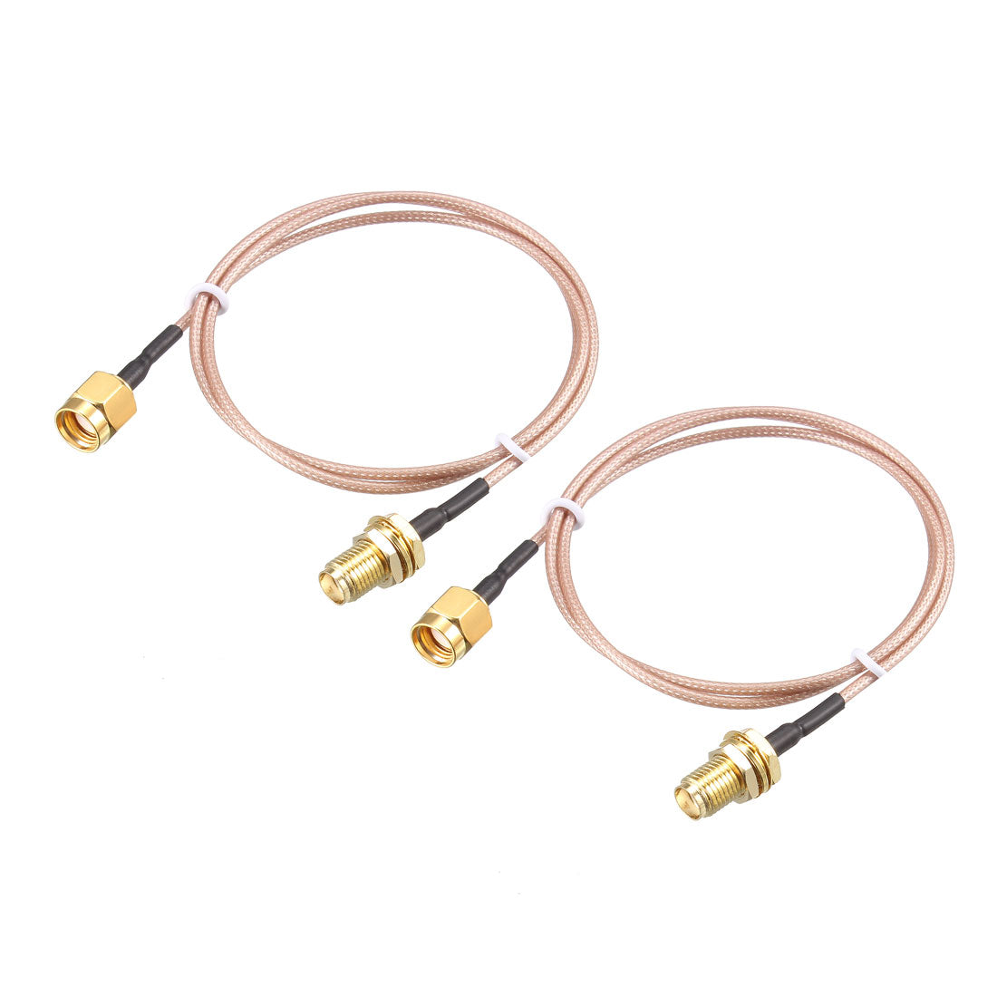 Uxcell Low Loss RF Coaxial Cable Connection Coax Wire RG-178 SMA Female ...