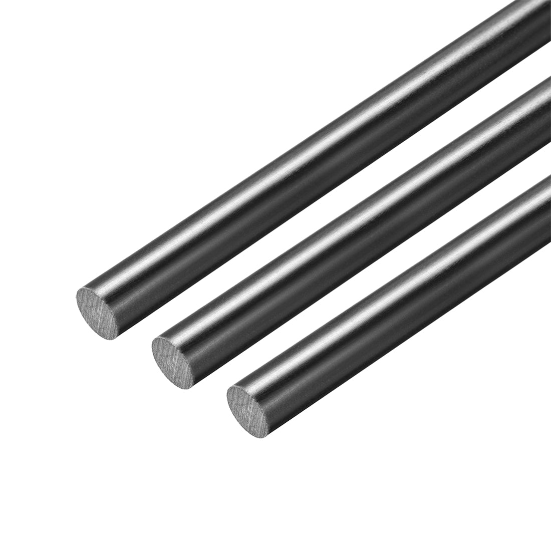 Uxcell FRP Fiberglass Round Rod,5mm Dia 50cm Long,Black Engineering ...