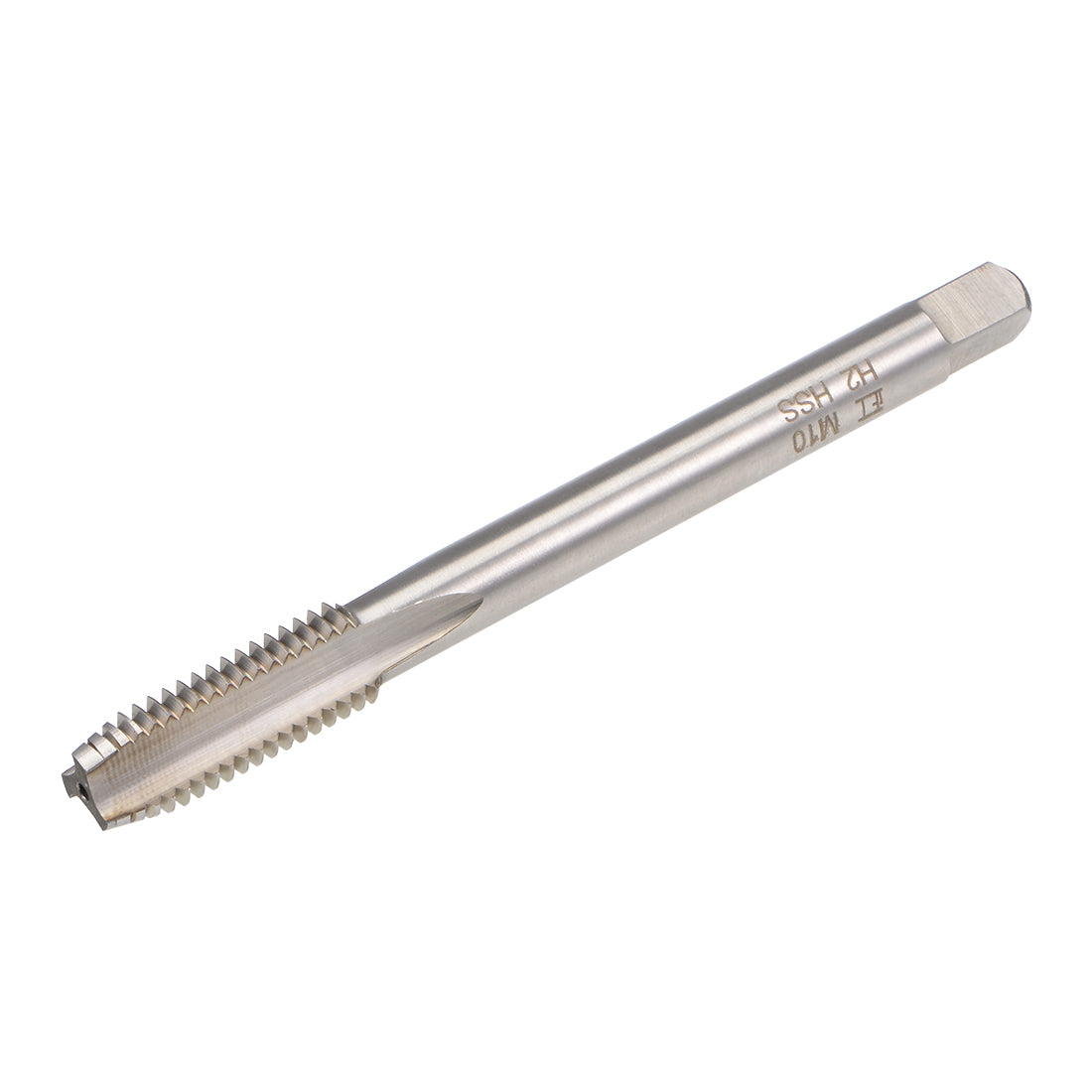 Uxcell Metric Thread Tap M10 x 1.5 H2 100mm Extra Long Straight Flute ...
