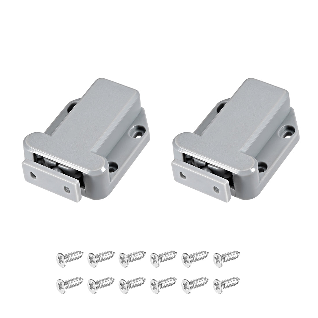 Uxcell Push Open Latch Rebound Self-Locking Door Touch Catch Lock for ...