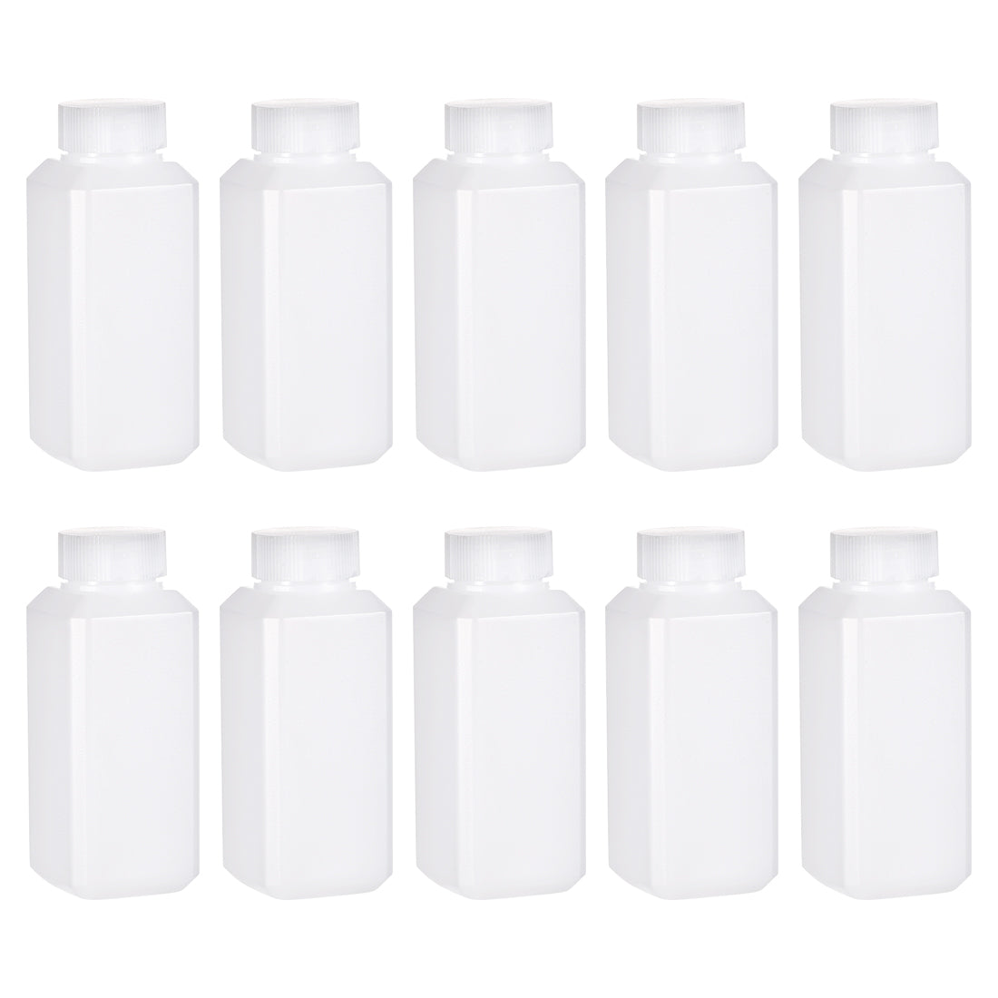 Uxcell Plastic Lab Chemical Reagent Bottle, 120ml/ 4oz Wide Mouth ...