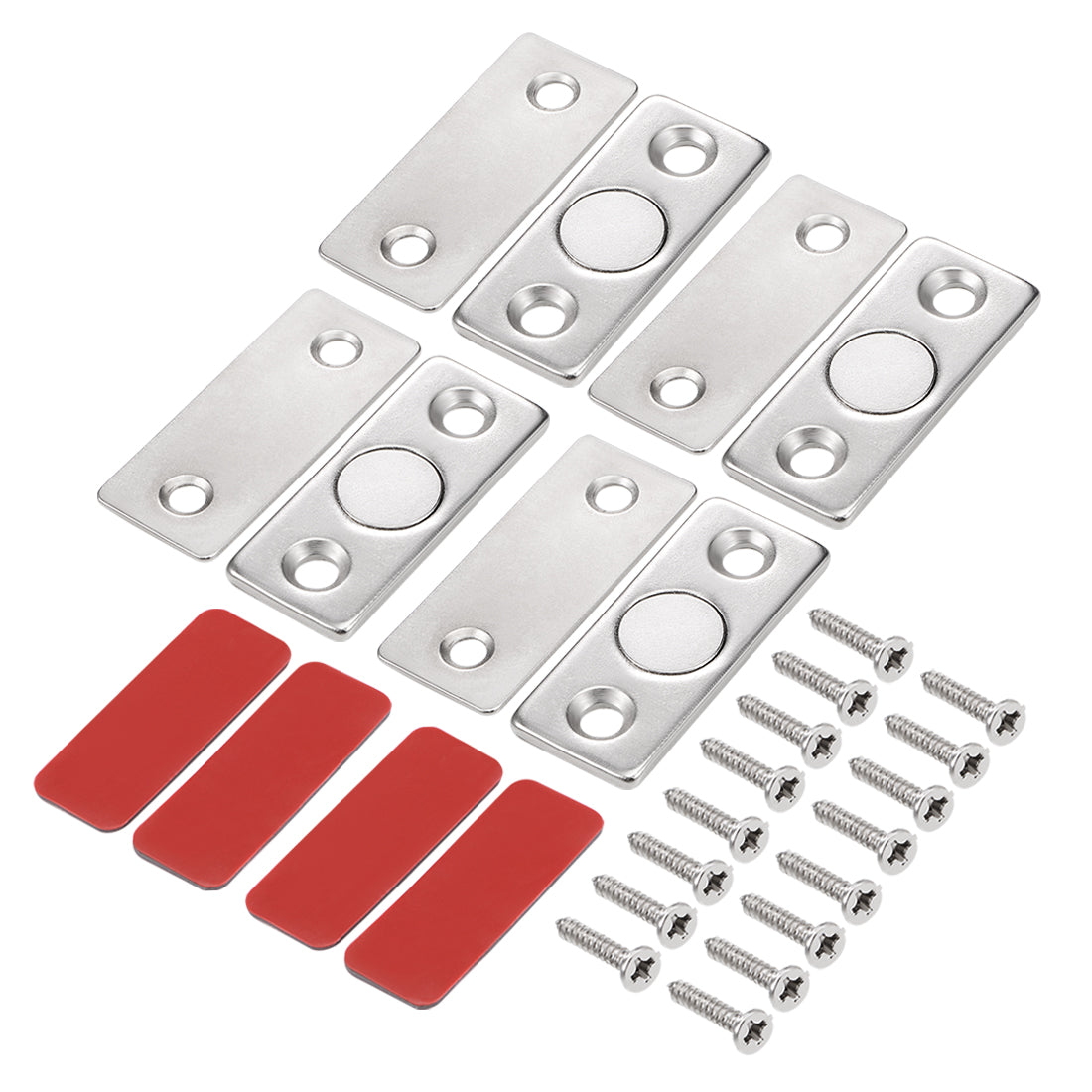 Uxcell Thin Cabinet Door Magnetic Catch Stainless Steel Magnetic Latch ...