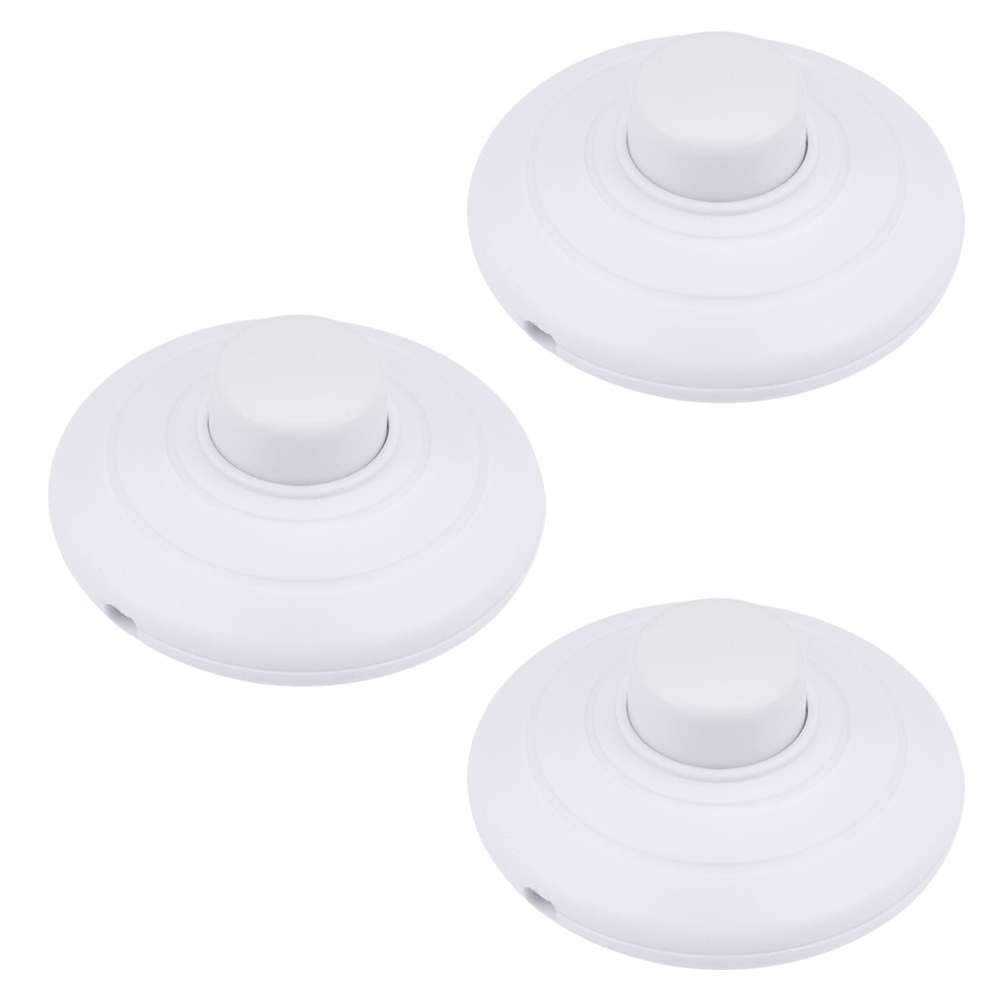 Uxcell Inline Foot Pedal Push Button Switch, Round Lamp Light Foot ...