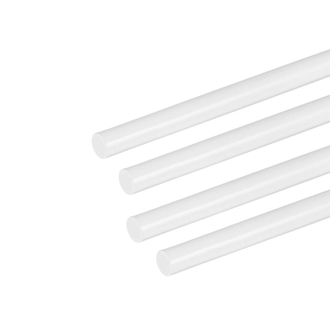 Uxcell 4mm × 20" ABS Plastic Round Bar Rod for Architectural Model ...