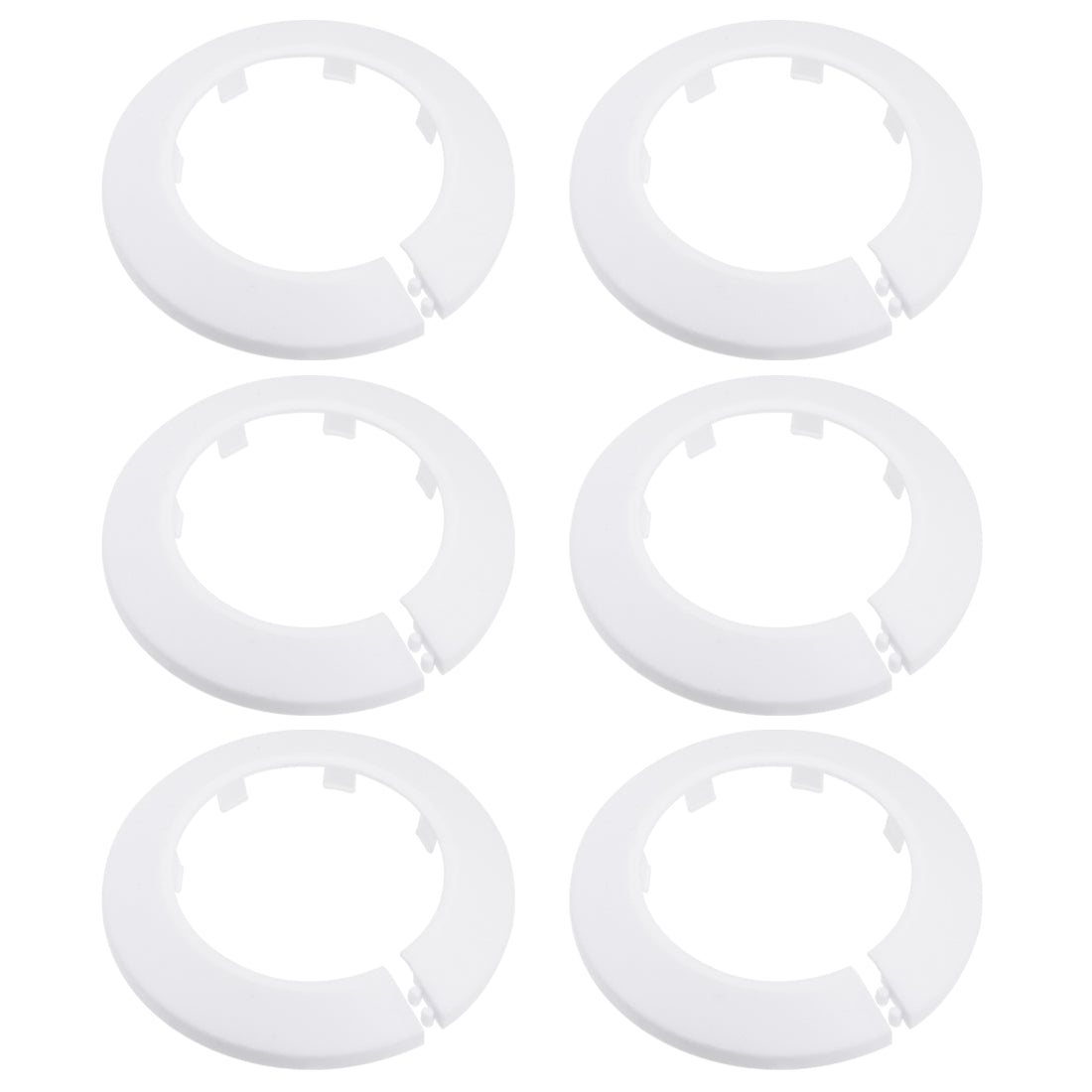 Uxcell 62mm Pipe Cover Decoration PP Plastic Water Pipe Escutcheon ...