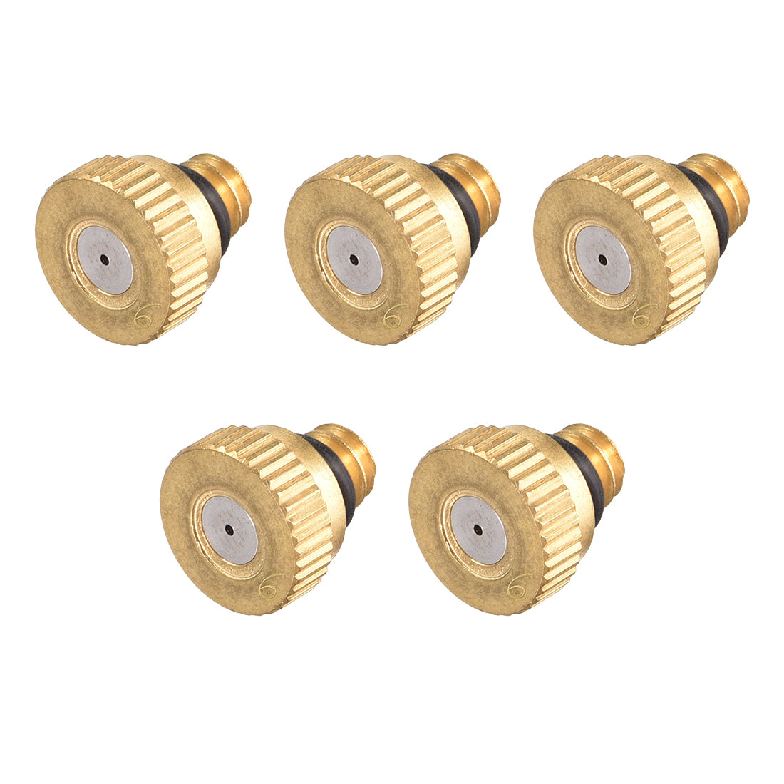 Uxcell Brass Misting Nozzle - 10/24 UNC 0.6mm Orifice Dia Replacement ...