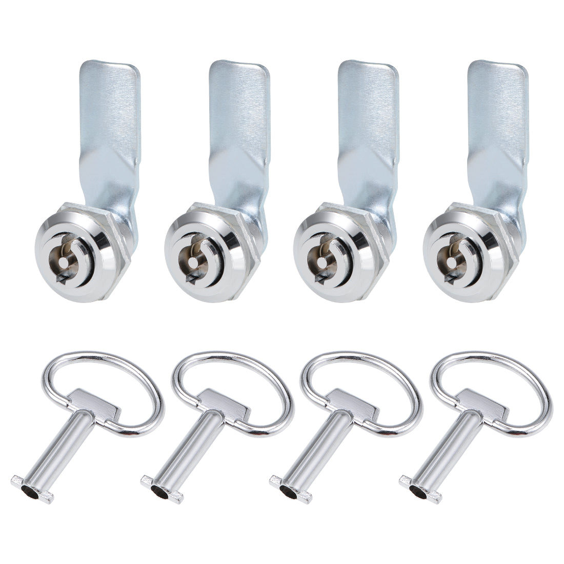 Uxcell Tubular Cam Lock 22mm Cylinder Dia 52mm Straight Cam Slotted Key ...