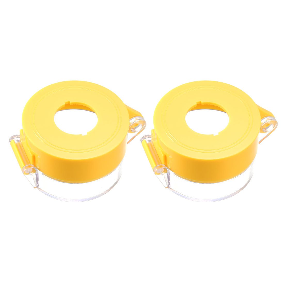 Uxcell 2pcs Yellow Plastic Switch Cover Protector for 22mm Diameter ...