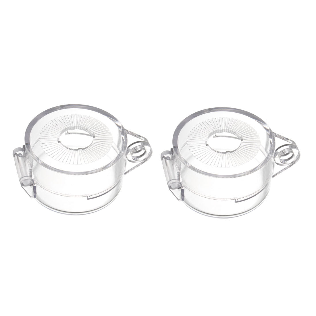 Uxcell 2pcs Clear Plastic Switch Cover Protector for 30mm Diameter Push ...