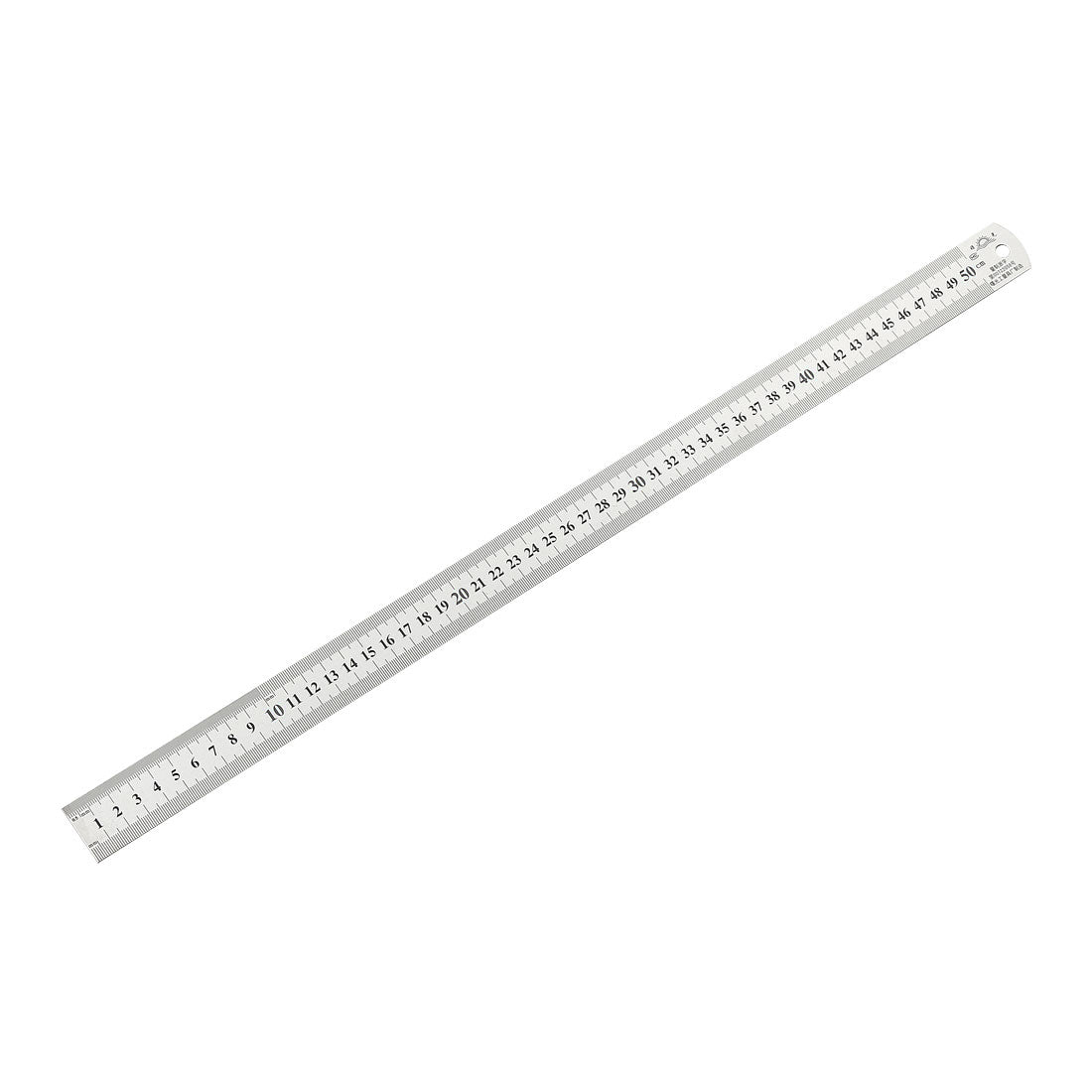 Uxcell Straight Ruler 500mm 20 Inch Metric Stainless Steel Measuring ...
