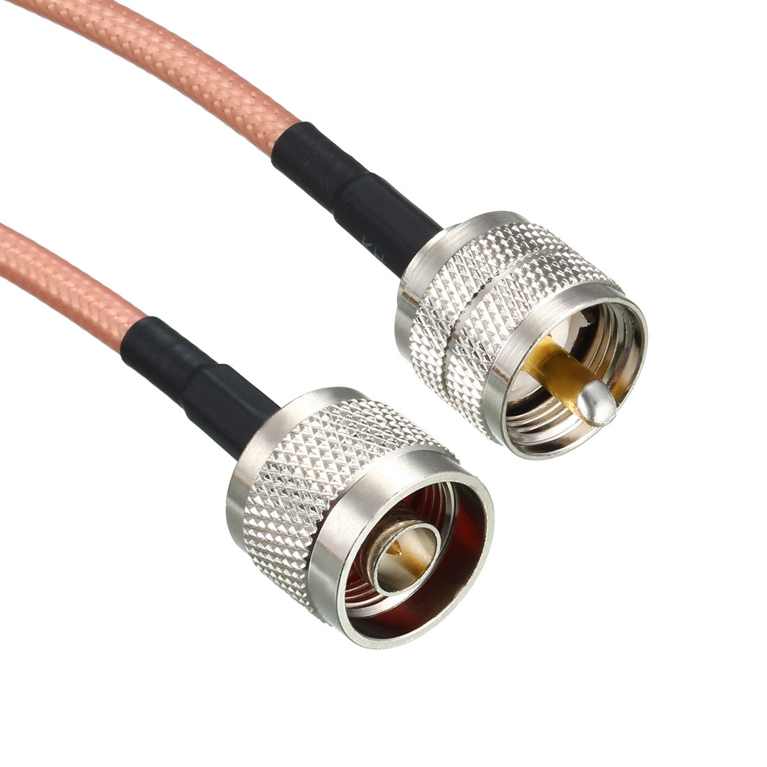 Uxcell UHF PL259 Male to N Type Male Antenna Cable RG400 Coax Cable ...