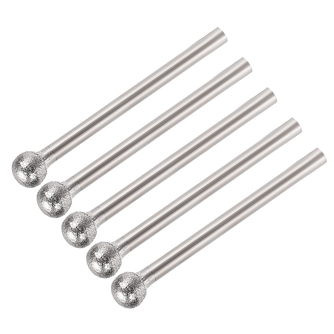 Uxcell Diamond Burrs Grinding Drill Bits for Carving Rotary Tool 1/8 ...