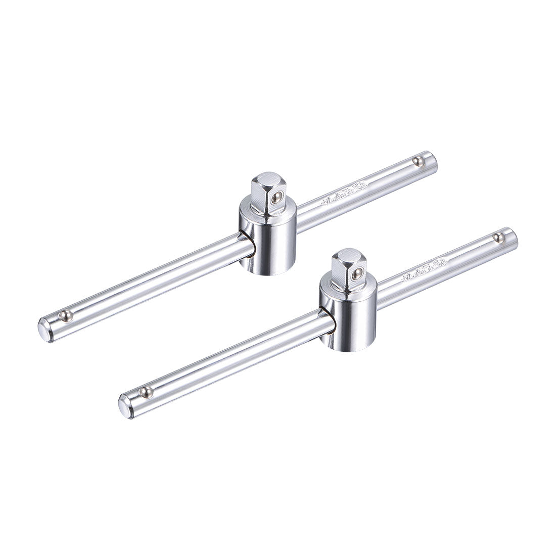 Uxcell 1/4-Inch Drive Drive Sliding T-Handle Socket Wrench Chrome ...