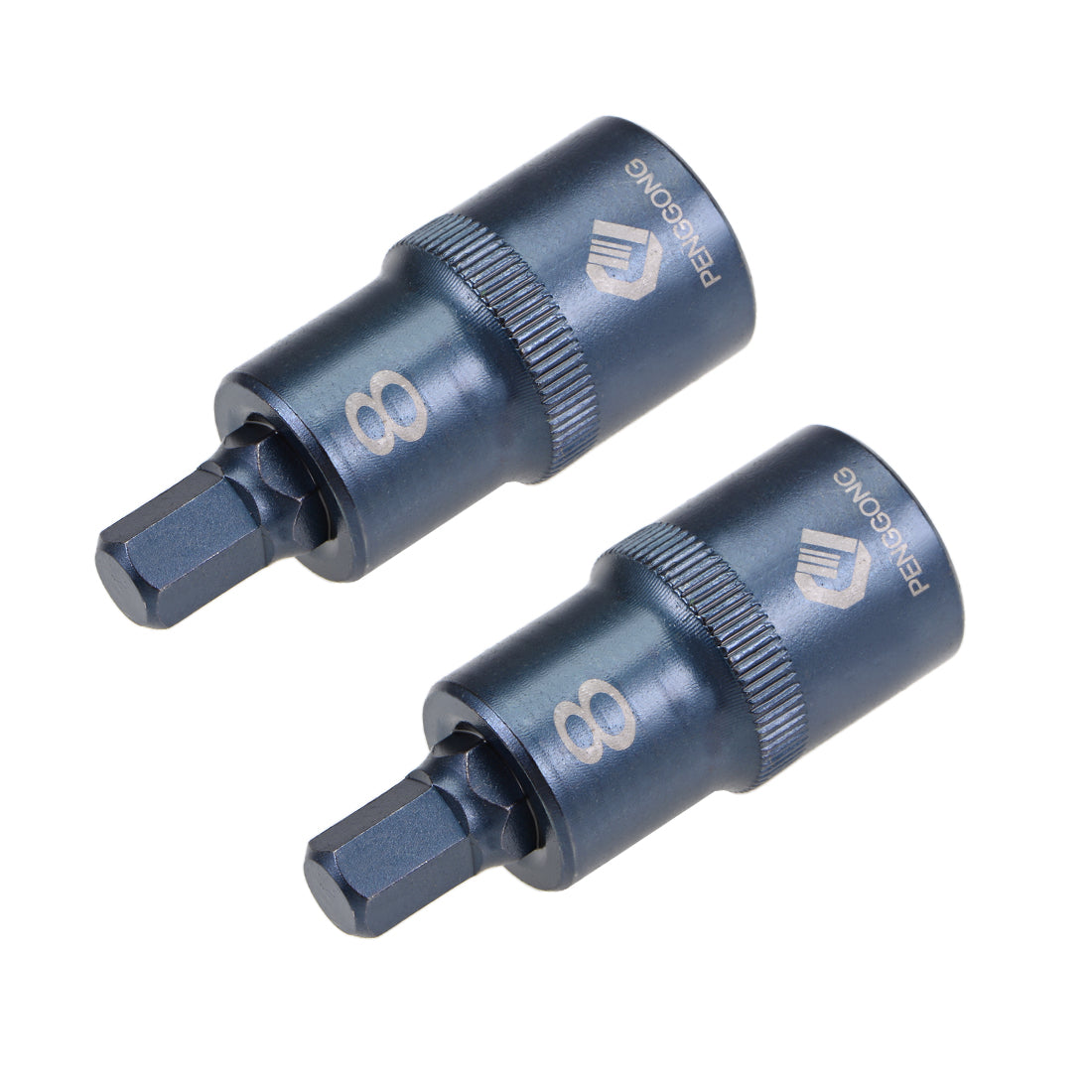 Uxcell Drive x Hex Bit Socket, S2 Steel Bits, CR-V Sockets Metric (For ...