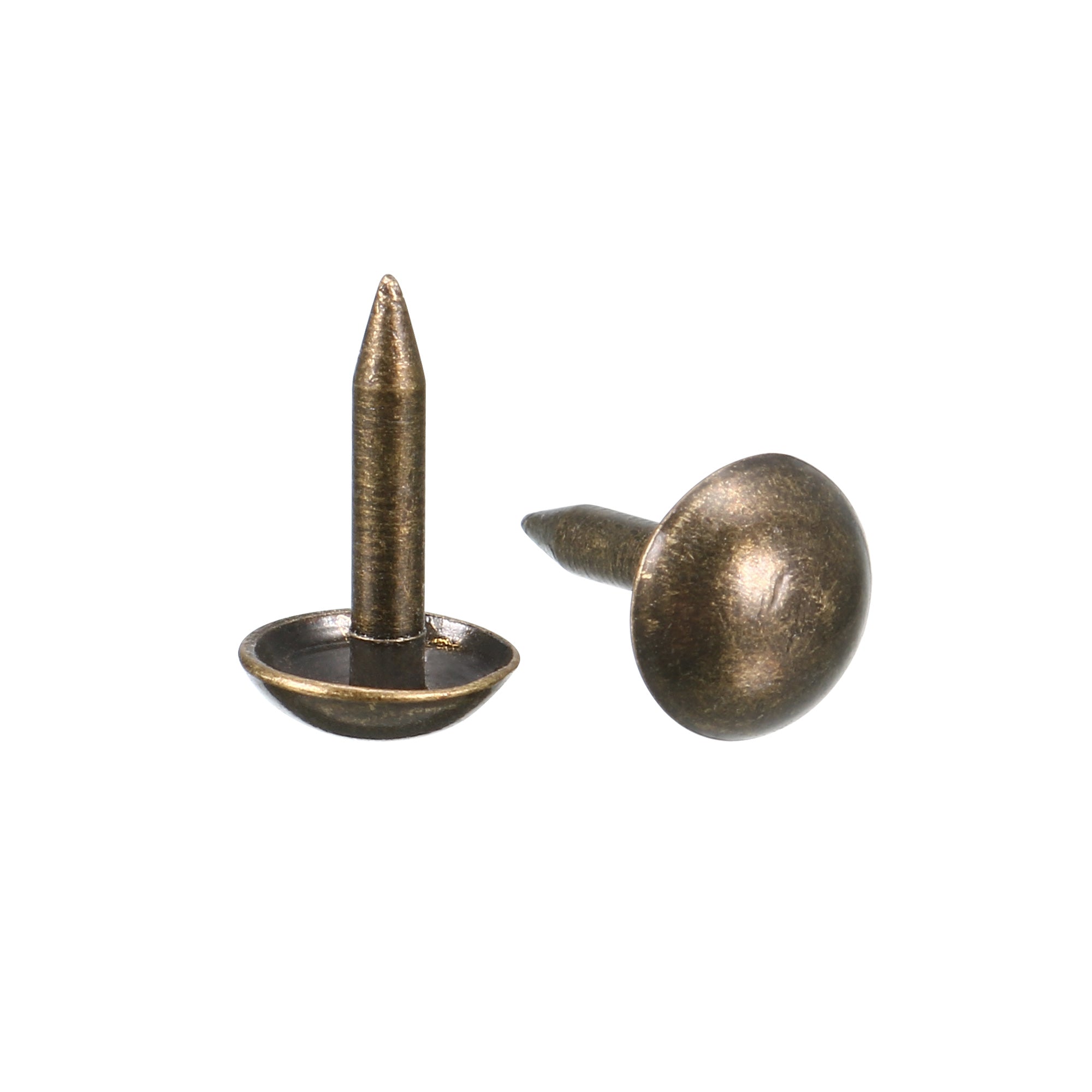 Uxcell Upholstery Nail Tack Antique Round Thumb Push Pin | Harfington