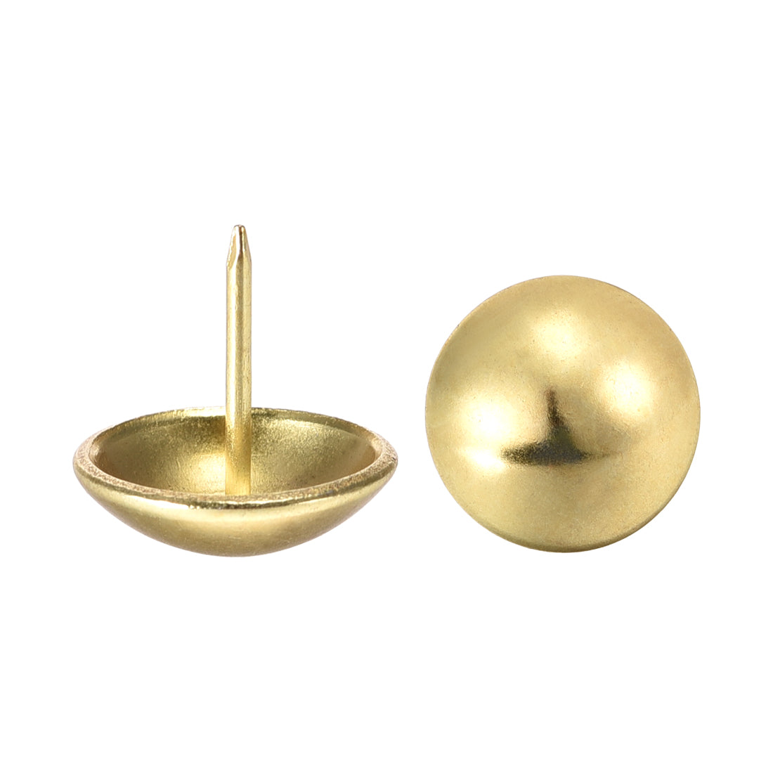 Uxcell Upholstery Nails Tacks 18mm Dia 17mm Height Round Thumb Push ...