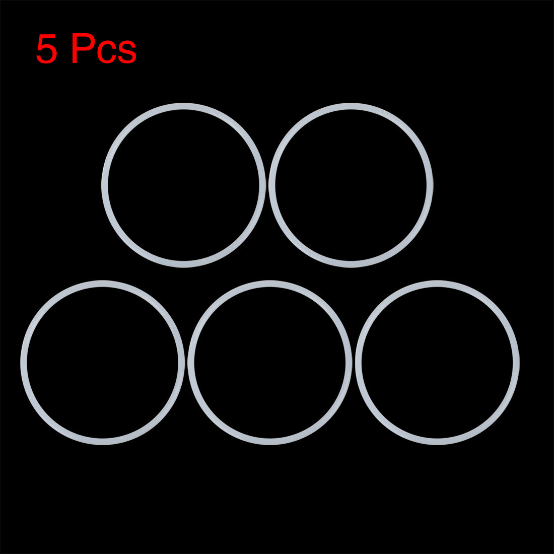 Silicone O-Rings, 75mm OD 68mm ID 3.5mm Width VMQ Seal Gasket for ...