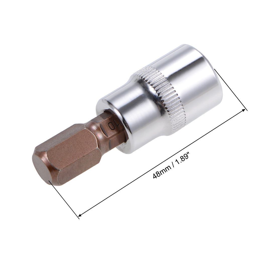 Uxcell 3/8" Drive x 10mm Hex Bit Socket, Standard Metric, S2 & Cr-V ...