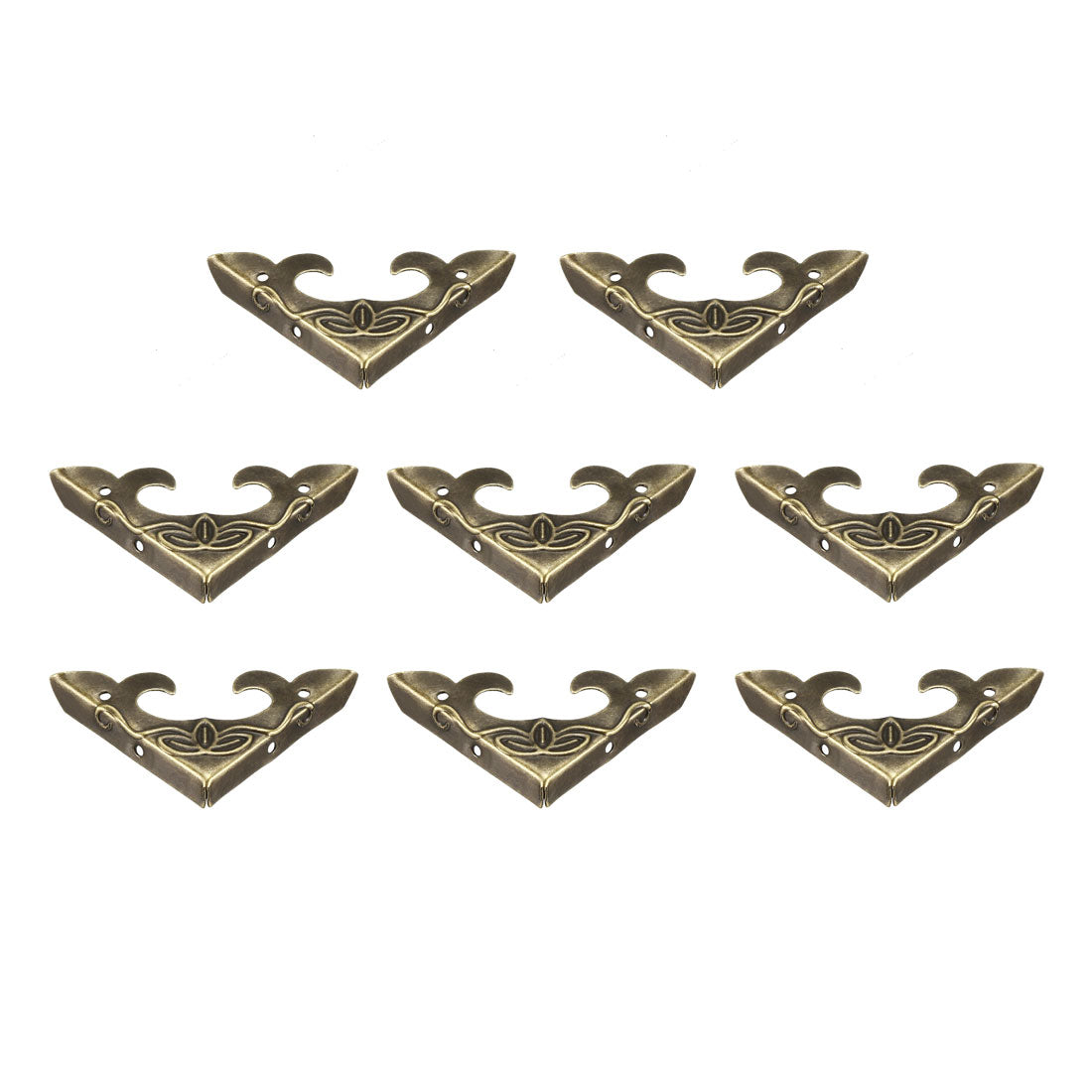Uxcell Metal Desk Corner Protectors Table Edge Cover Guard 31x31x5mm ...