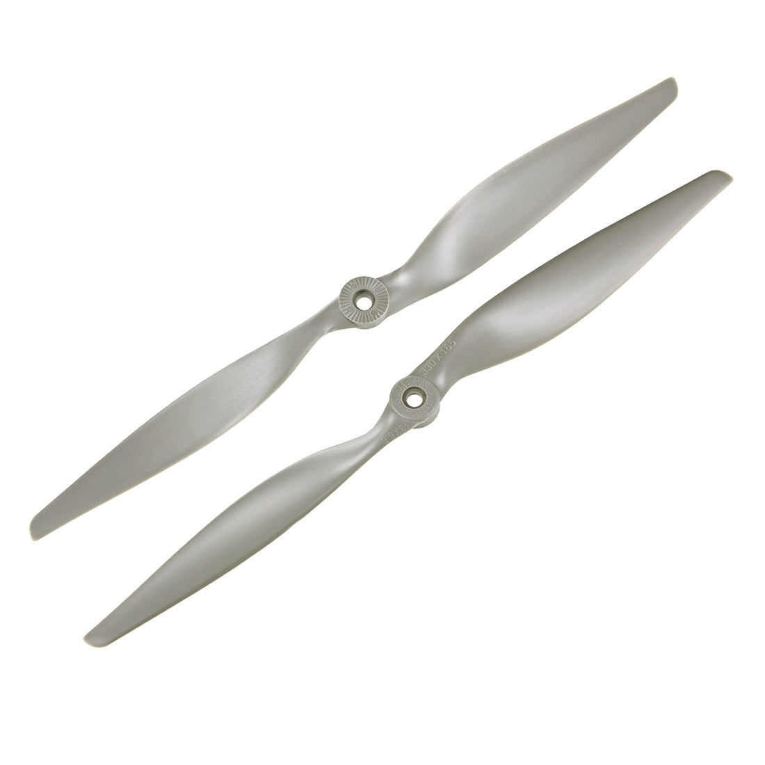 Uxcell RC Propellers CW 13x6.5 Inch 2-Vane for Airplane Gray 2Pcs with ...