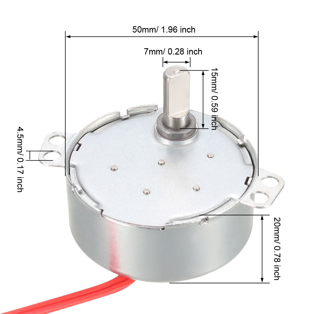 Uxcell Synchronous Turntable Motor AC 12V CCW/CW 4W for Microwave Oven ...