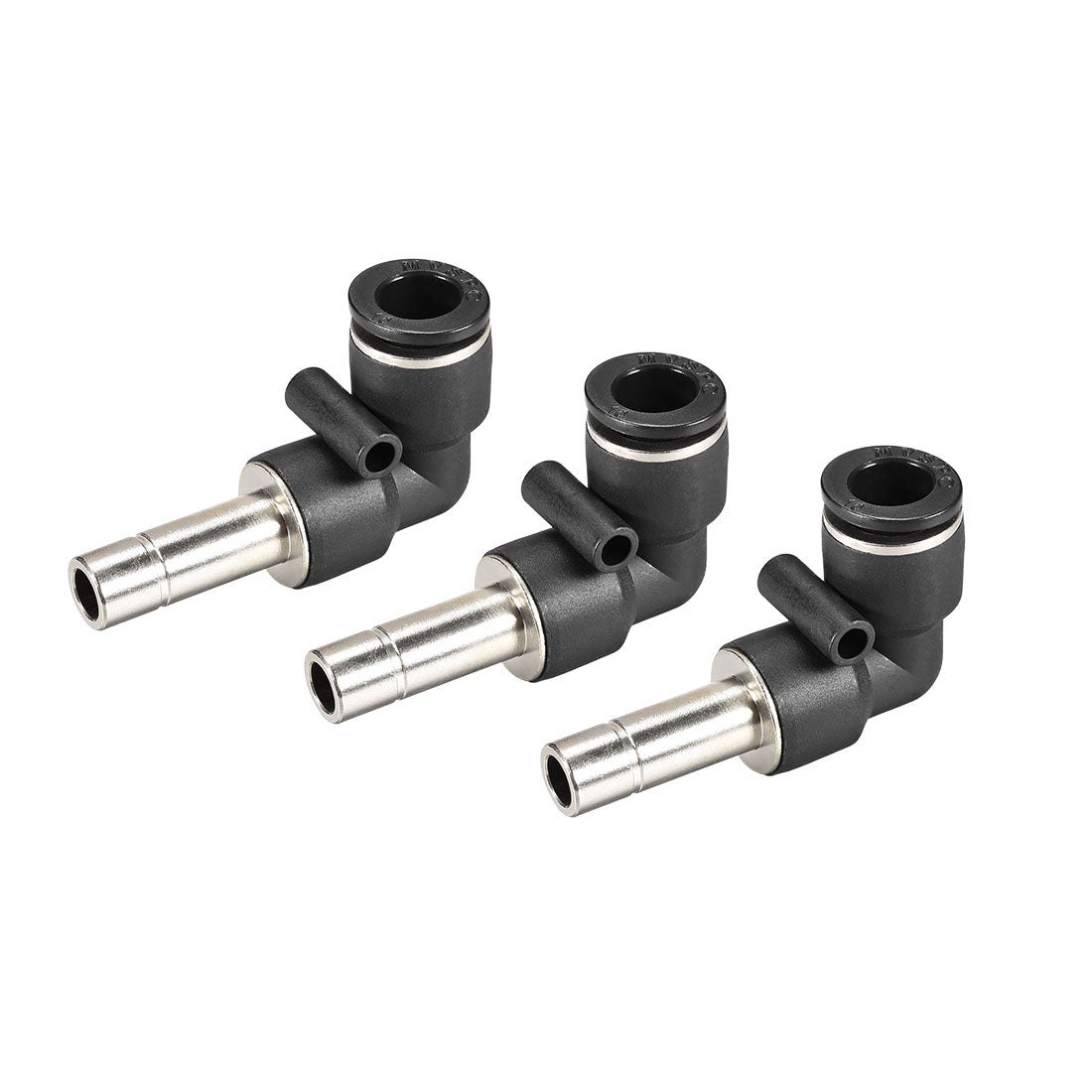 Push to Connect Tube Fitting Plug-In Elbow Pneumatic Air Push Fit Lock ...