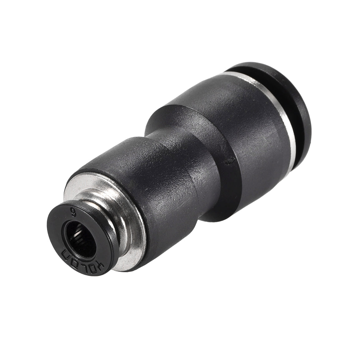 Uxcell Plastic Straight Union Push to Connect Tube Fitting 12mm-6mm OD ...