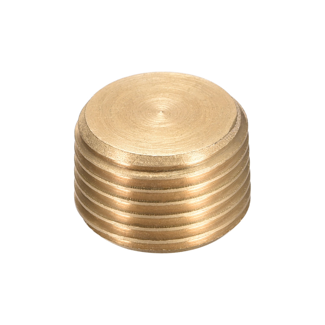 Uxcell Brass Pipe Fitting - Hex Counter Sunk Plug 1/8NPT Male Socket Drive Countersunk Pipe ...