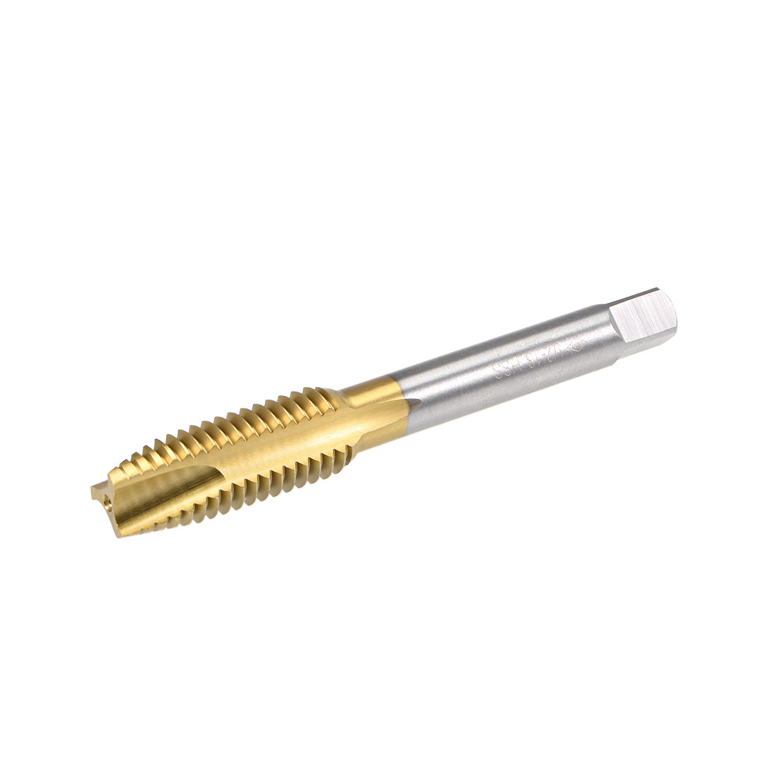 Uxcell Spiral Point Threading Tap 1/2-13 UNC Thread Pitch Titanium ...