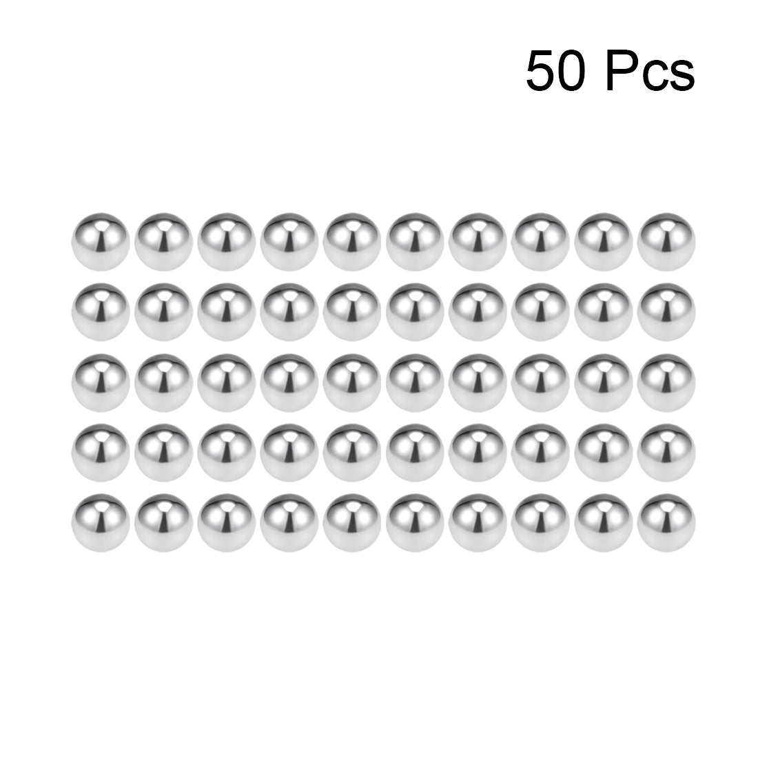Uxcell 2mm Bearing Balls 304 Stainless Steel G100 Precision Balls 50pcs ...