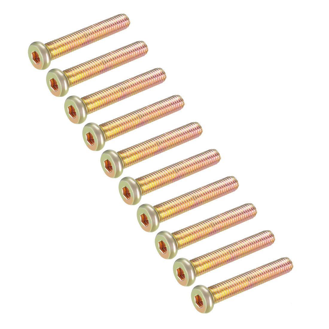 Carbon Steel Zinc Plated Hex Socket Machine Screws | Harfington