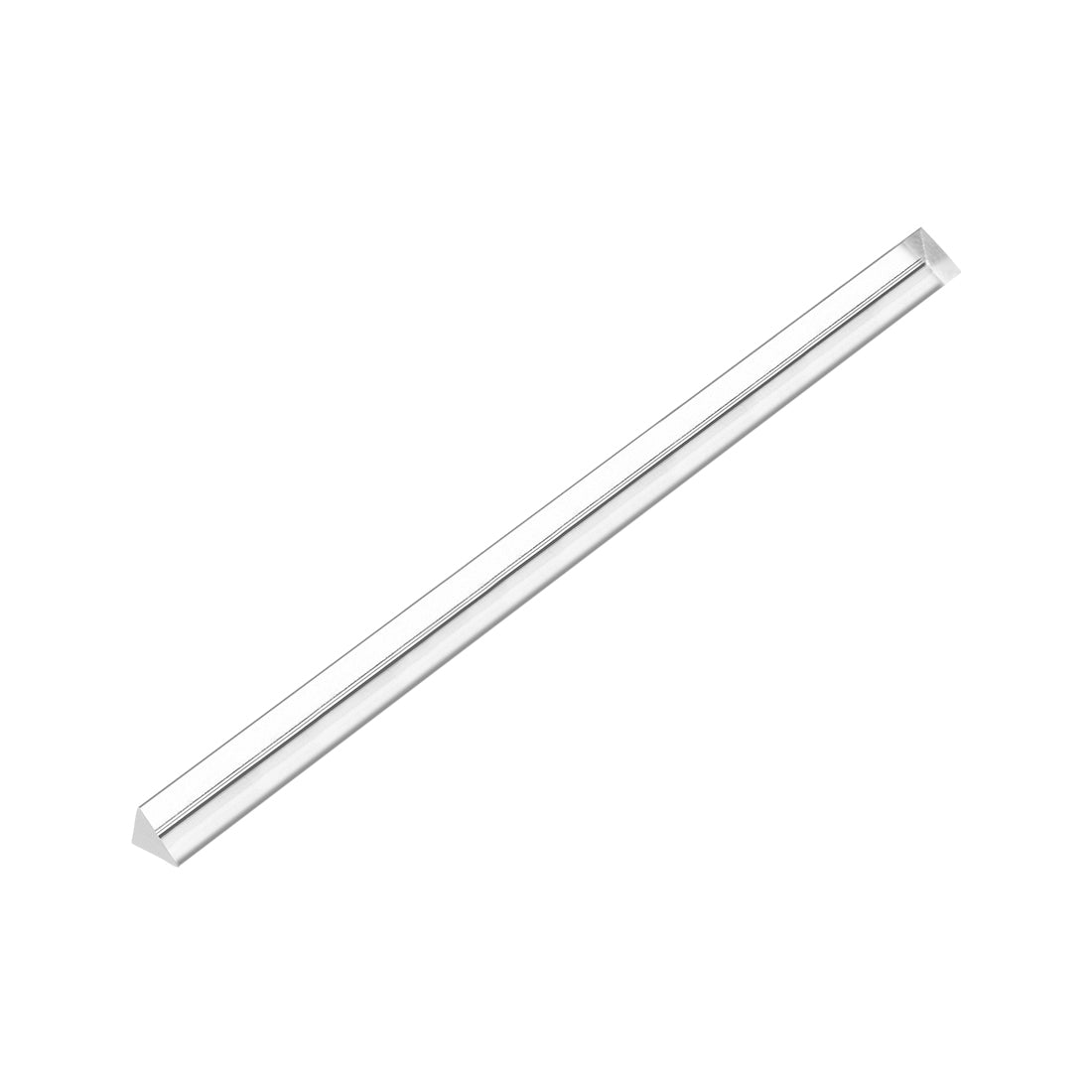 Uxcell 10mmx200mm Transparent Clear Solid Acrylic Triangle Rod PMMA Bar ...