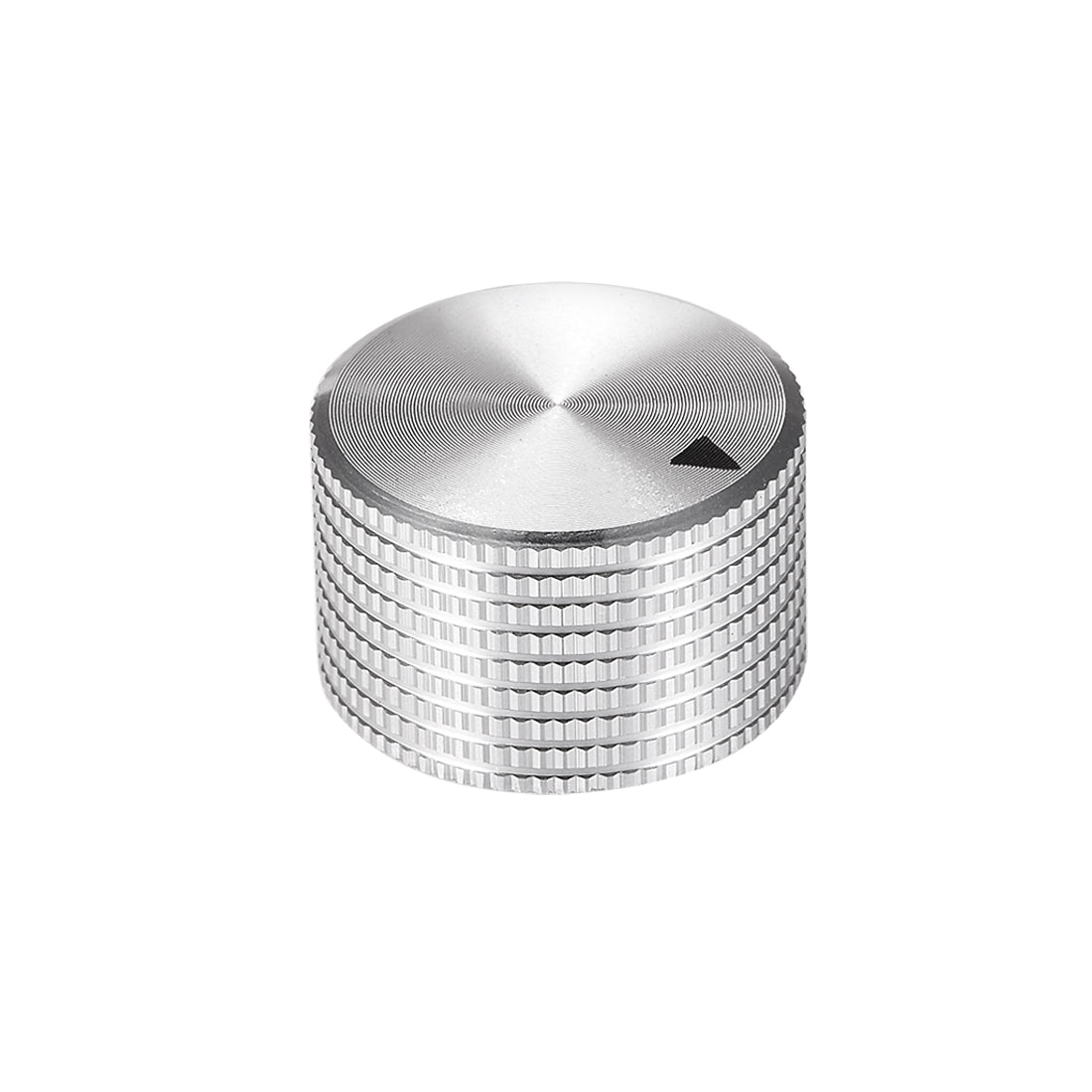 Uxcell Potentiometer Knob Silver Tone Aluminum Rotary Knob 25mmx15mm ...