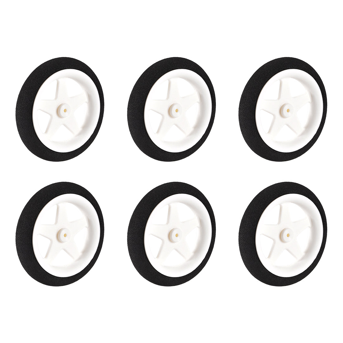 Uxcell RC Model Plane Aircraft Wheel Micro Sport Wheel 0.07 inch x 2.36 ...