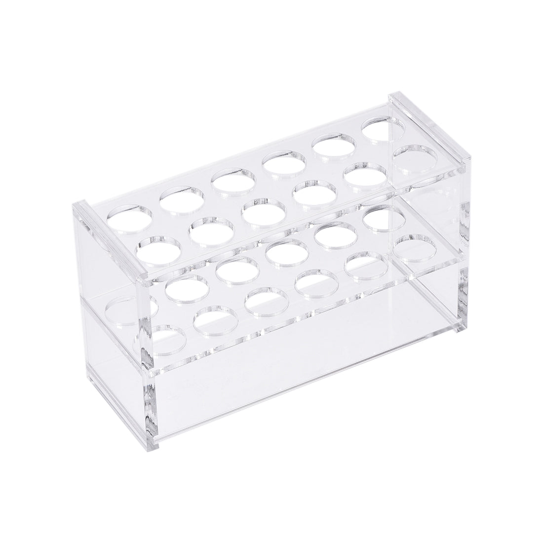 Uxcell Acrylic Test Tube Holder Rack 2x6 Wells for 10ml Centrifuge ...