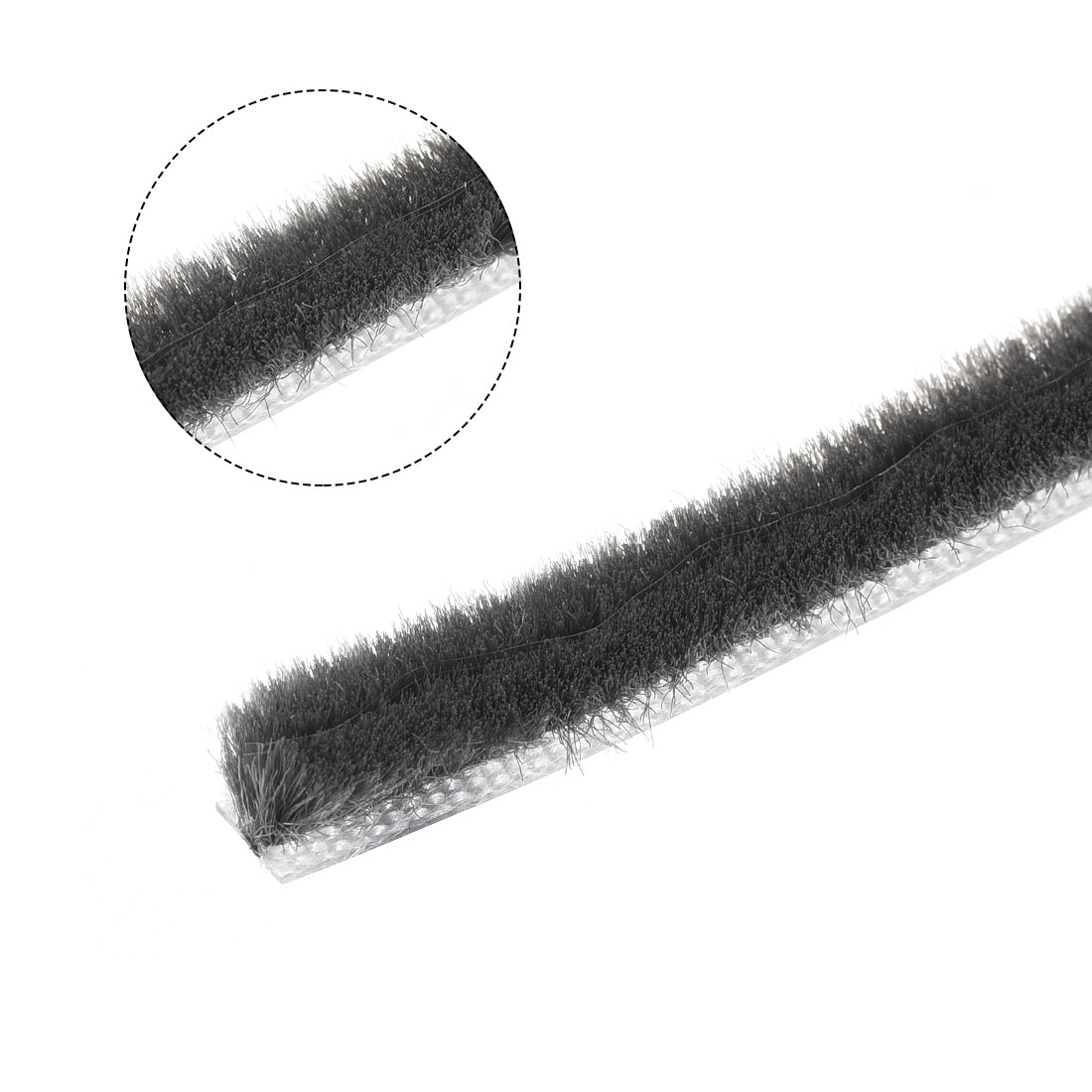 Uxcell Brush Weather Stripping, Card Slot Seal Strip Pile Weatherstrip ...