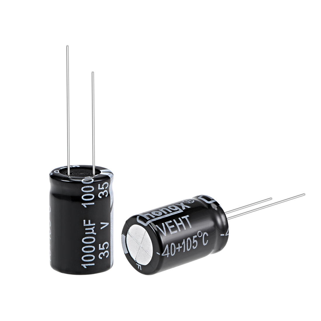 Uxcell 1000uF 35V 12.5x20mm Electrolytic Capacitor, Radial Leads ...