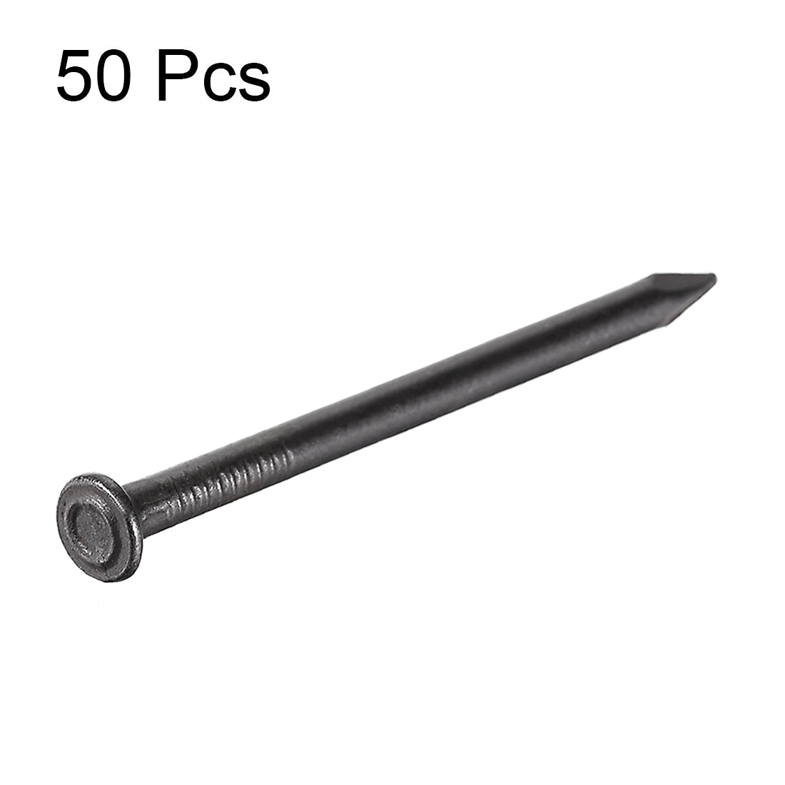 Uxcell Hardware Nails Carbon Steel Point Tip Wall Cement Nail 50mm 2 ...