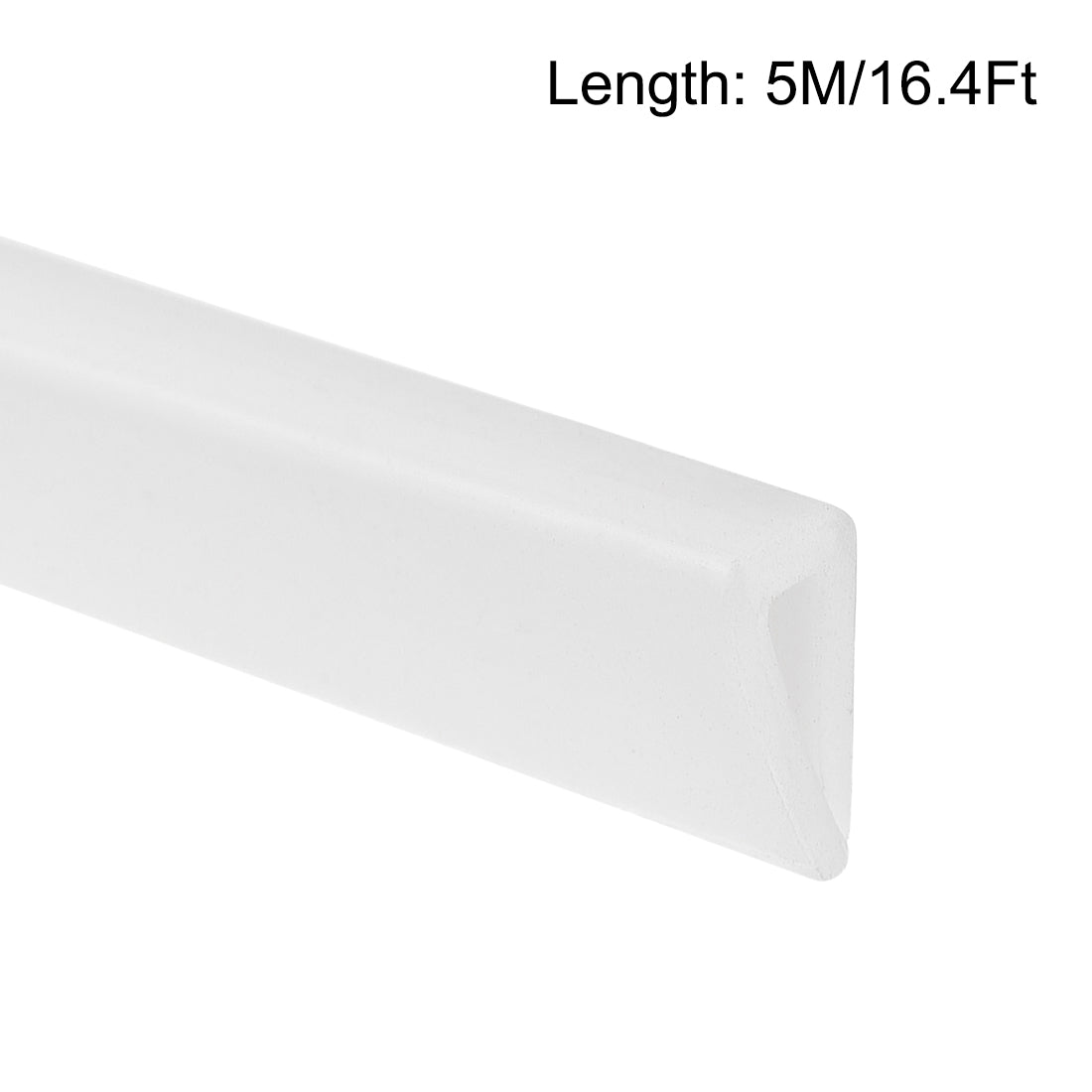 Uxcell Edge Trim U Seal Extrusion, Silicone U Channel Edge Protector ...